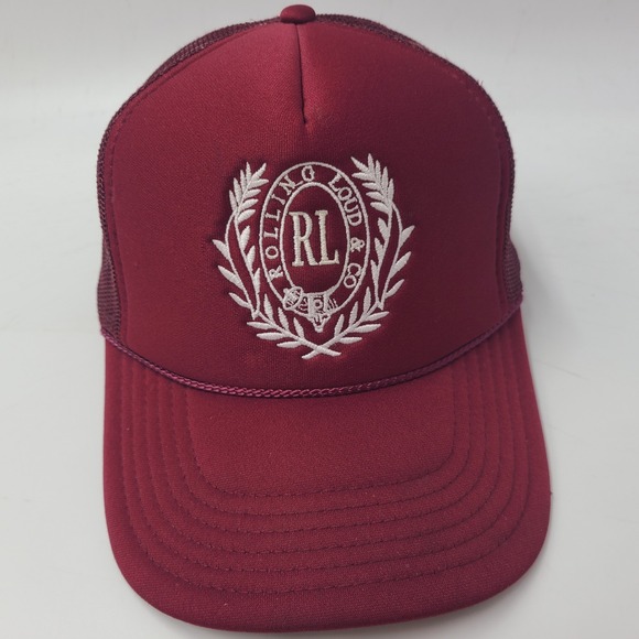OTTO | Accessories | Rolling Loud Hat Snapback Trucker Mesh Maroon ...